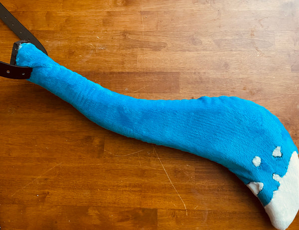 Lucario Fursuit Tail – Fuzzy Printz LLC